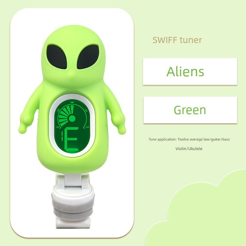 Ruifu фолк-гитара тюнер скрипка мультфильм электронный тюнер укулеле для начинающих нейтральный подлинный Тюнер