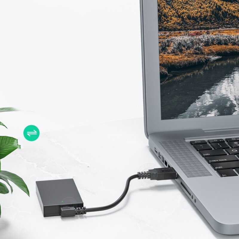 Универсальный кабель для передачи данных Mini usb-0,5 м-слева — фото 1