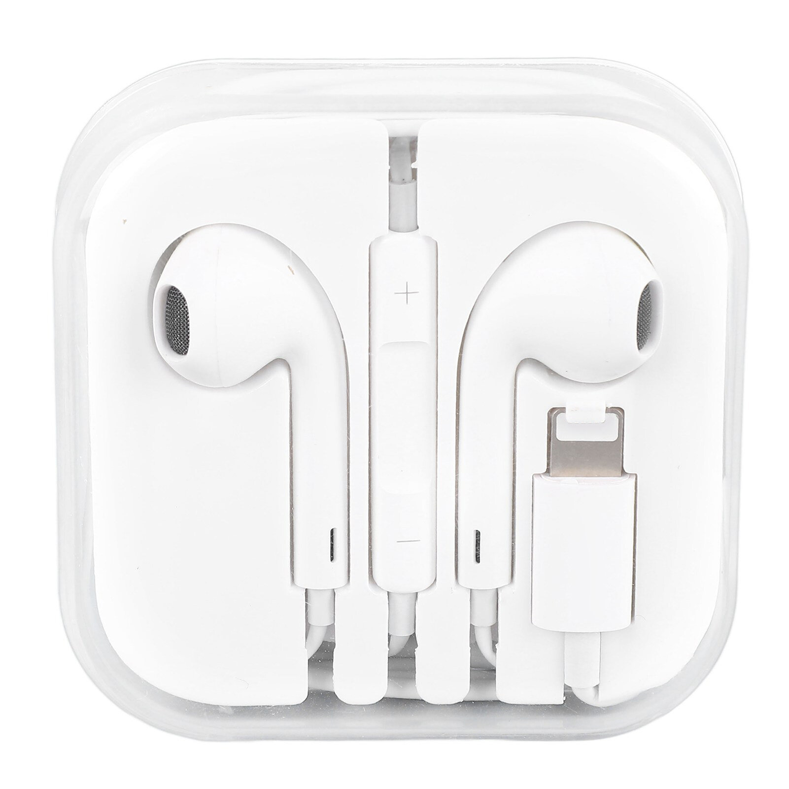 Проводные наушники Hi-Fi стерео с шумоизоляцией и встроенным регулятором громкости для iPhone с интерфейсом iOS, белые проводные наушники