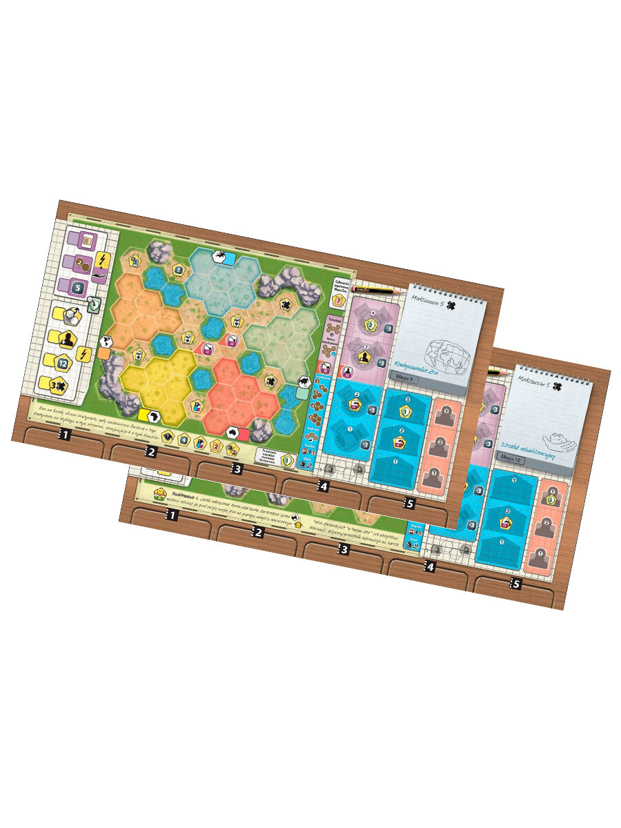 Настольная игра Ark Nova. Zoo pack 1 / Арк Нова. Набор зоопарков 1 на английском языке (дополнение, от 1 до 4 игроков)