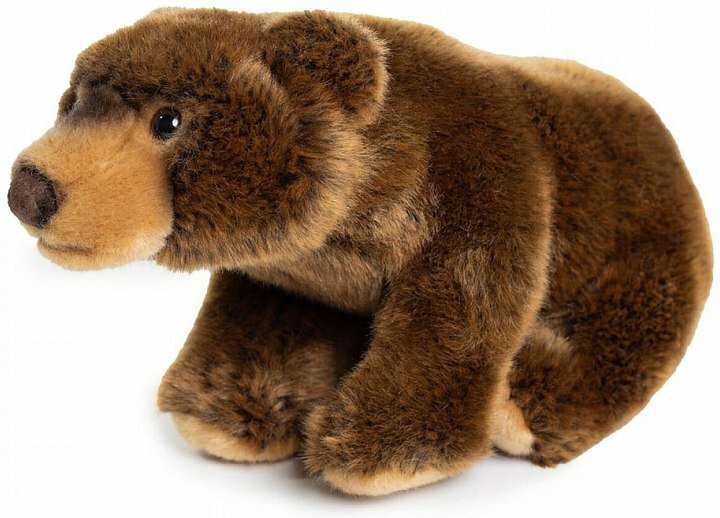 Mimis Бурый медведь 32 см мягкая игрушка для детей безопасная ткань и приятные детали