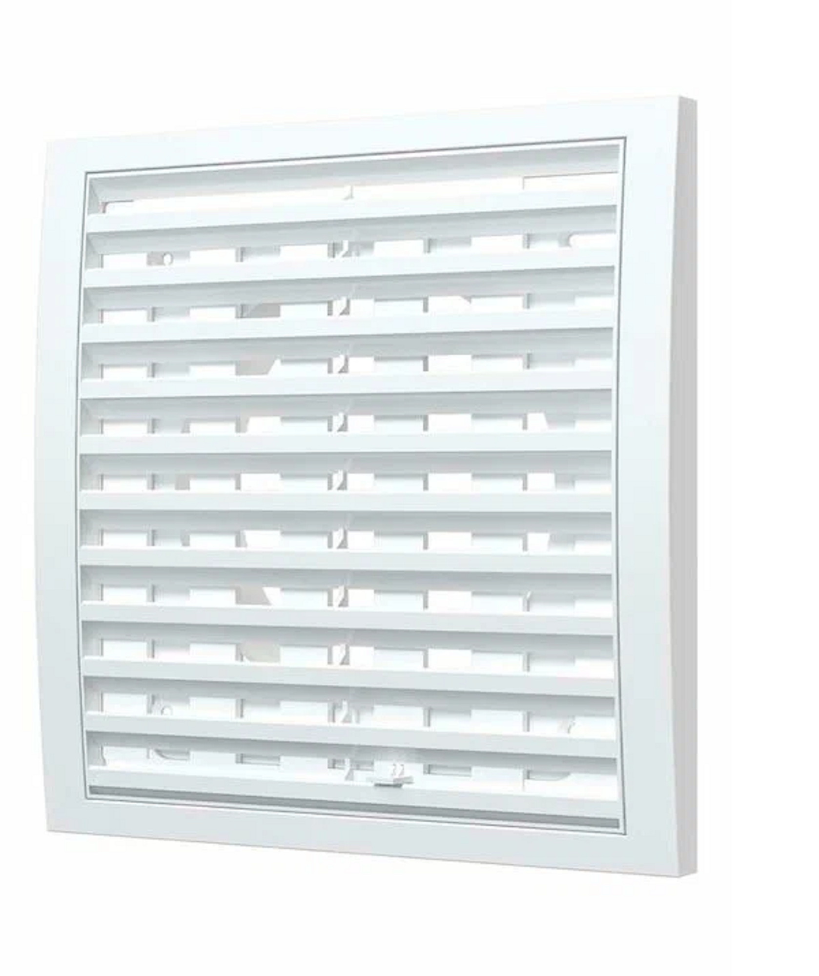 Вентиляционная решетка ERA 2020RRP12,5F белая регулируемая с фланцем