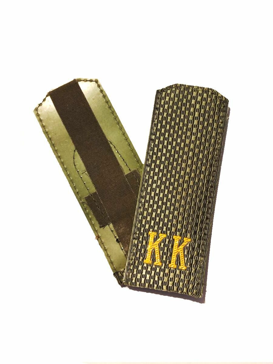 Погоны кадетск. КК /оливковые/ пластик