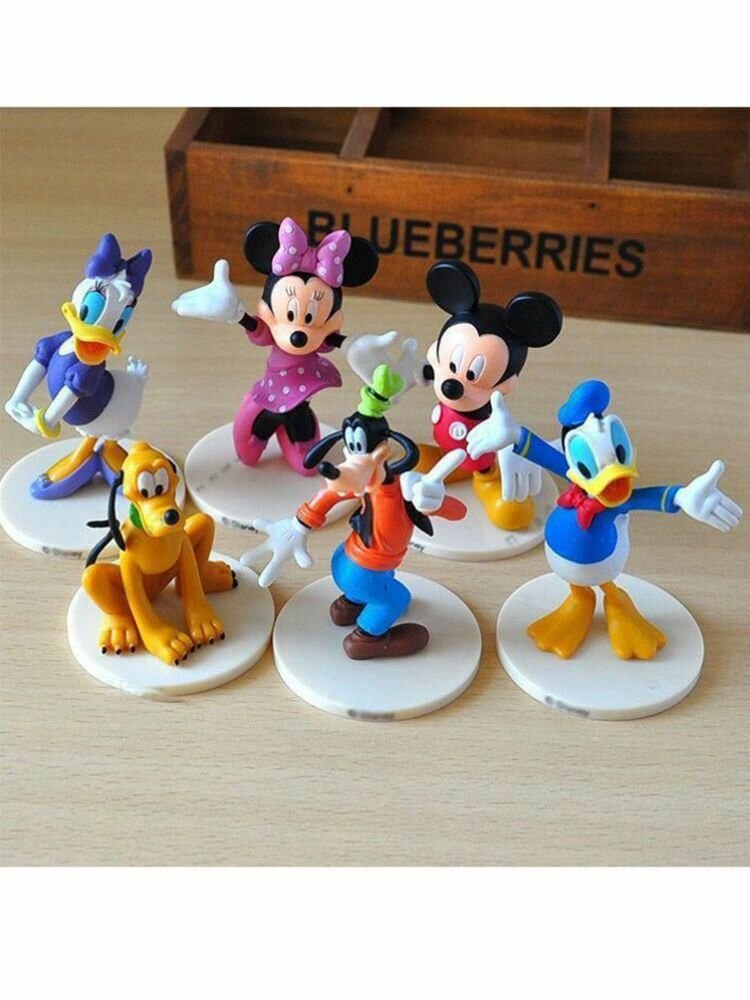Набор фигурок Микки Маус, Дональд Дак, Минни Маус 6шт (пакет)RN