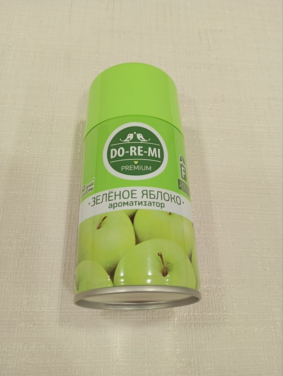 До-ре-ми Освежитель воздуха Премиум, зеленое яблоко, 250мл