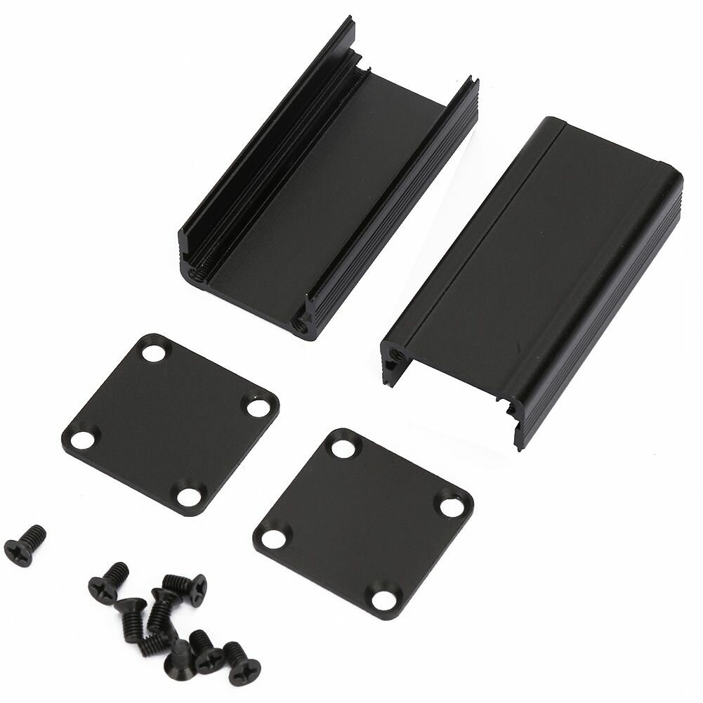 Алюминиевый корпус для печатной платы, охлаждение электронных приборов, 25x25x50 мм