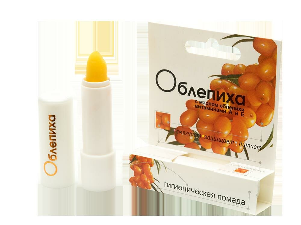 Губная помада лаборатория природы "Облепиха", гигиеническая, 2,8 г