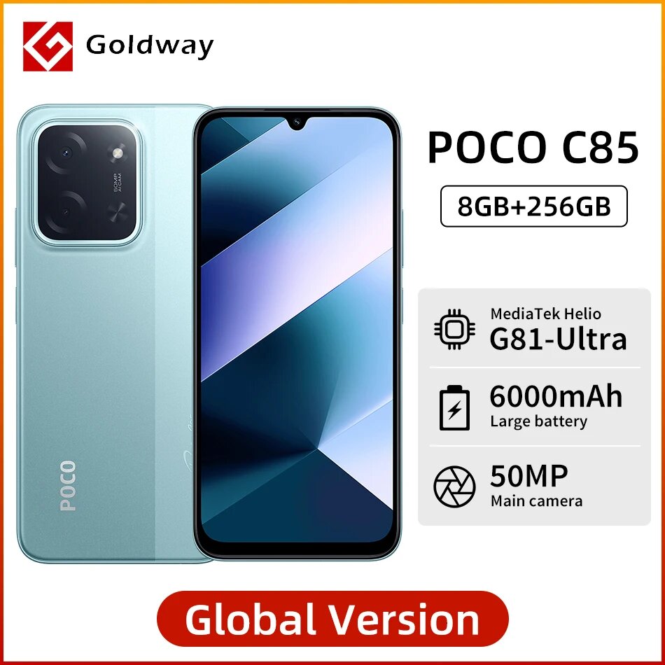 Смартфон Poco C85, 8/256ГБ, global