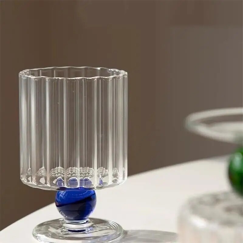 Стакан для виски из боросиликатного стекла, 201-300 мл, Синий