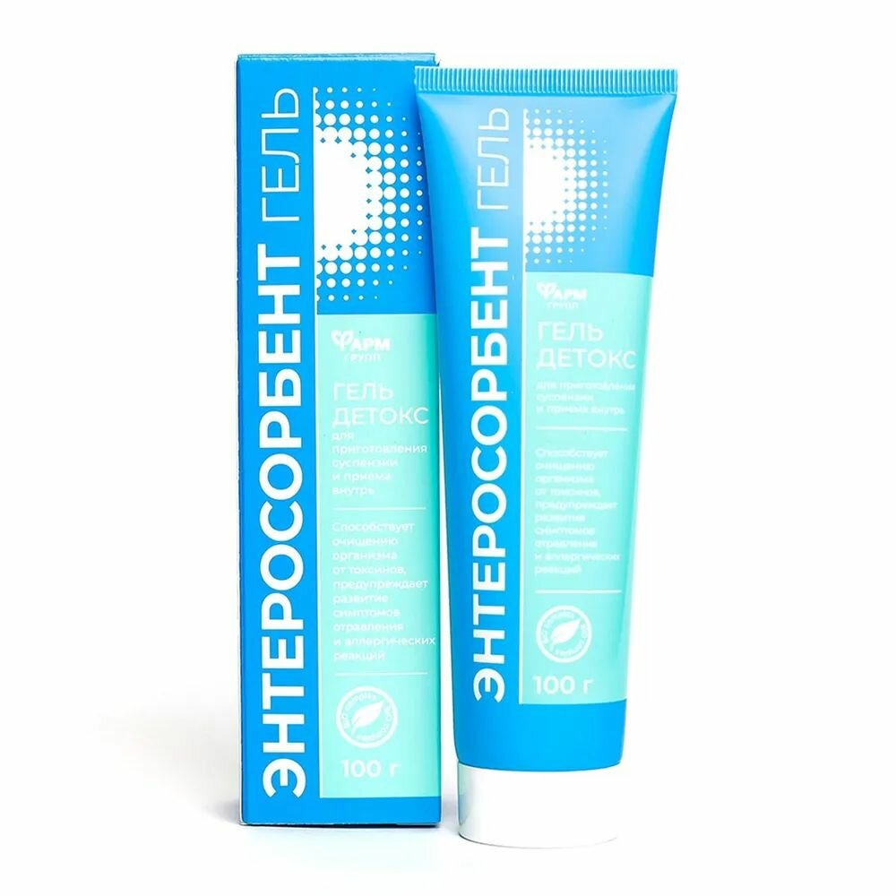 Энтеросорбент гель детокс, гель 100 г туба 1 шт.