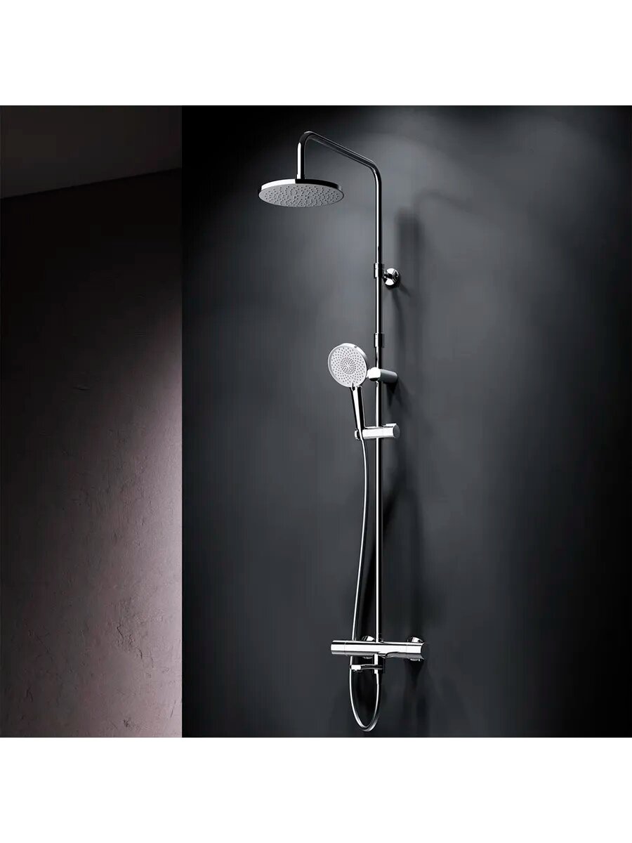 Душевая система с тропическим душем и термостатом AM.PM Juno