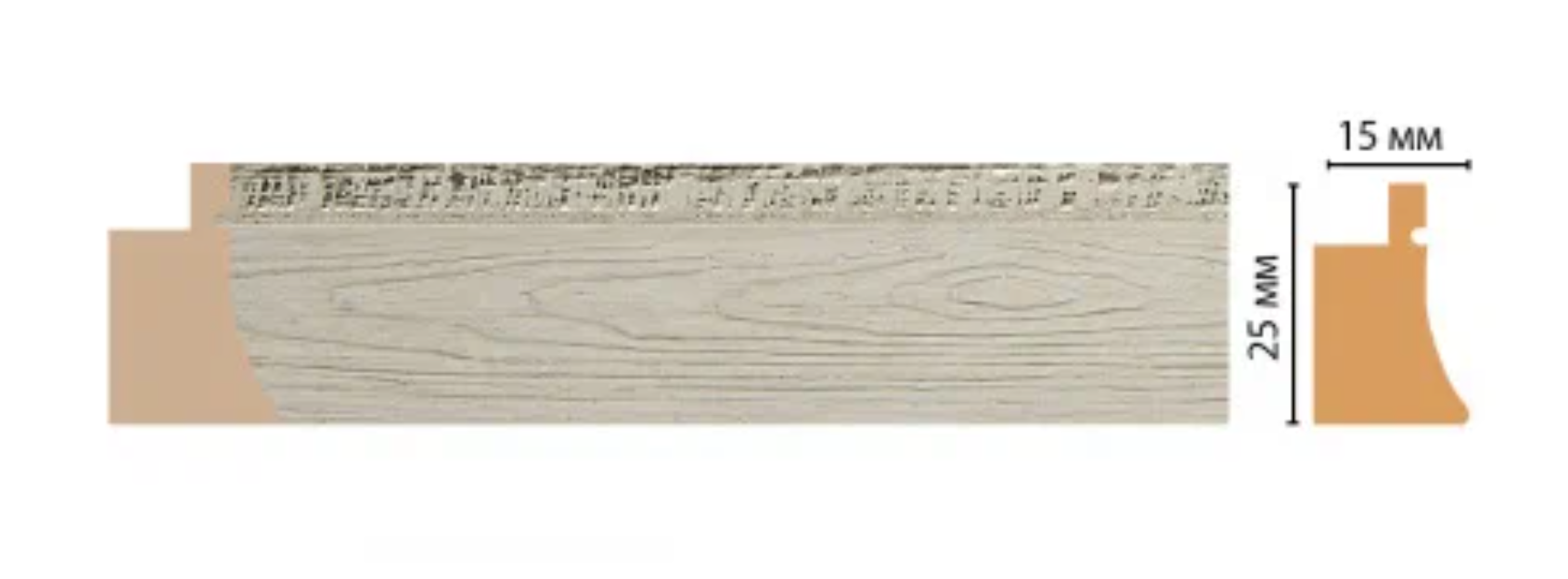 Багет Decomaster 584-1070 В25хШ15хД2900 мм / Декомастер.