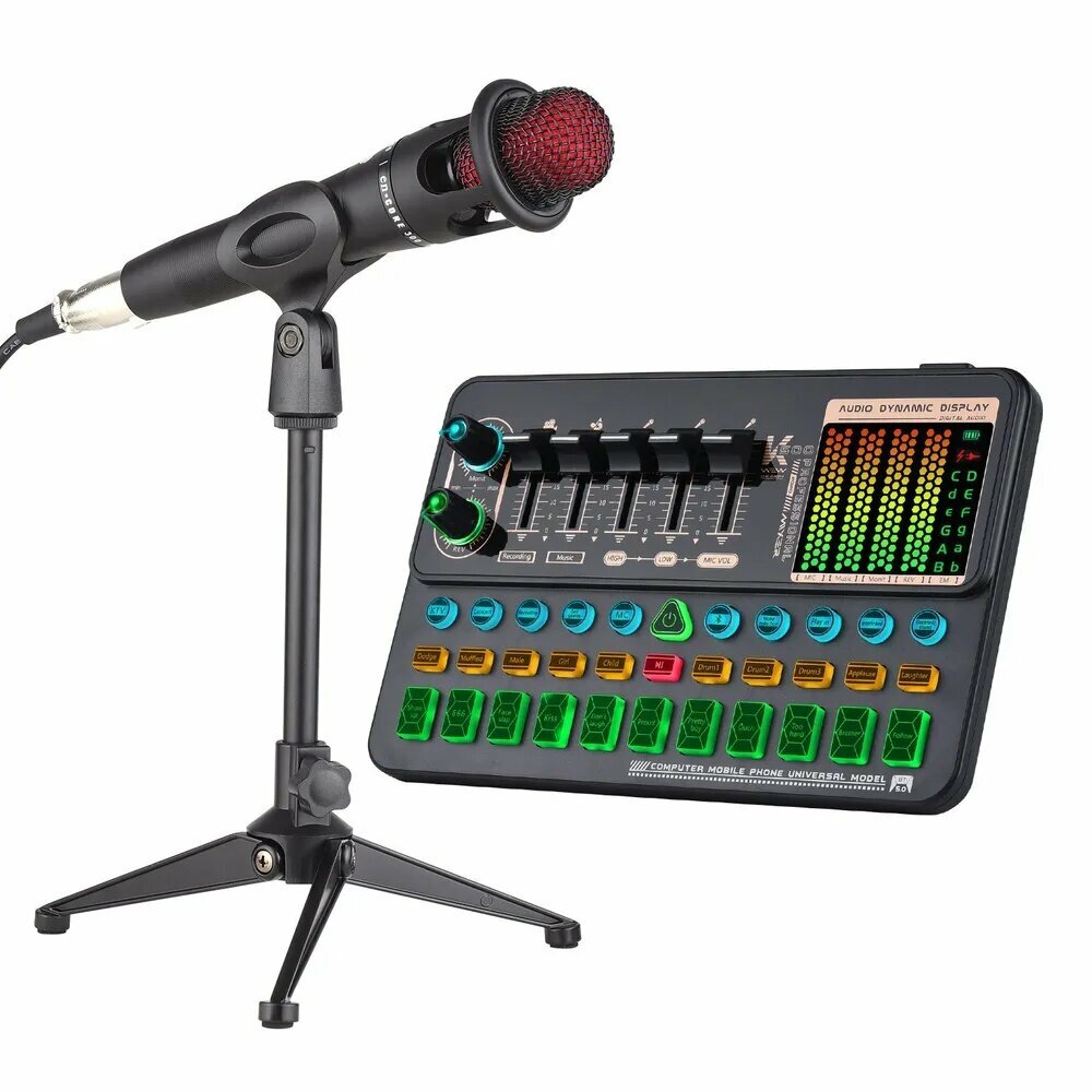 KNOW EASY-Muslady SK500 Портативная звуковая карта для изменения голоса