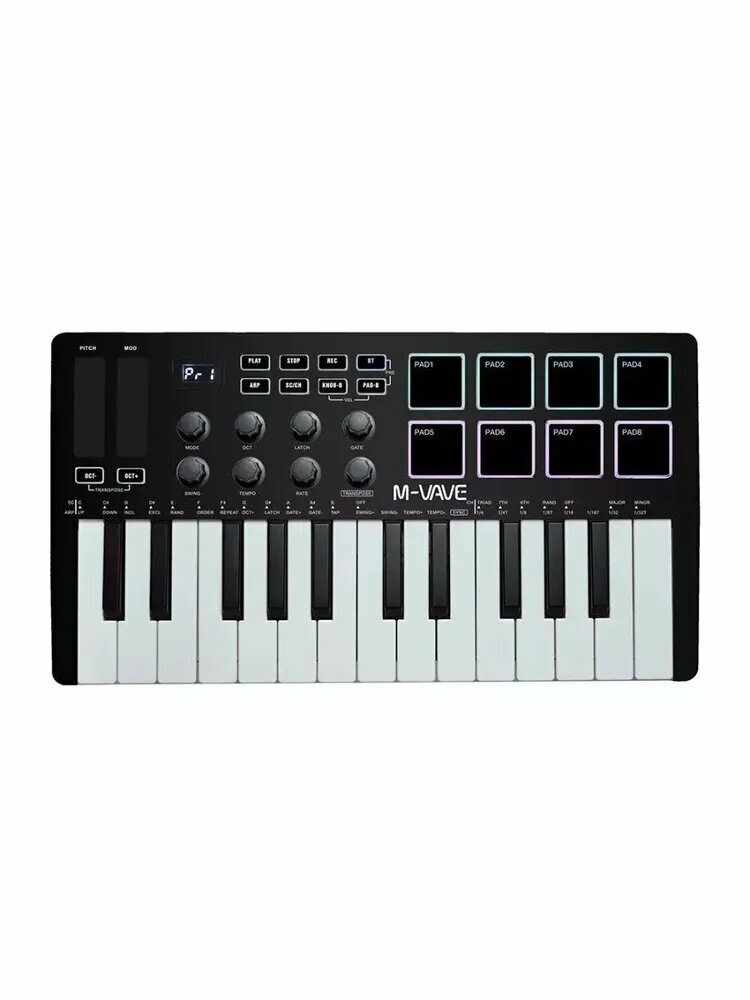 M-VAVE SMK-25 i MIDI-клавиатура