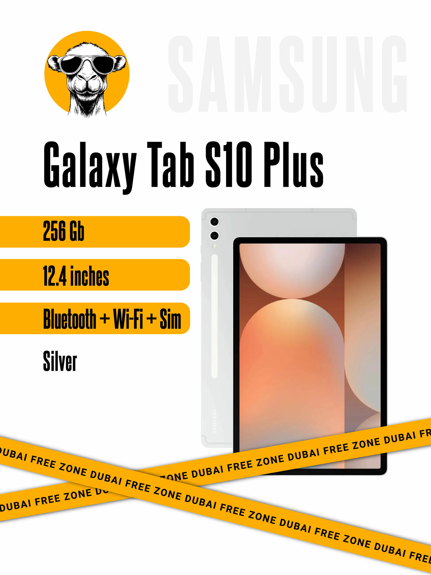 Планшет Samsung Galaxy Tab S10 Plus 12/256Gb 5G Silver/Серебристый