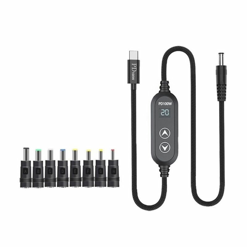 Регулируемая мощность 100 Вт/мин 5-20 В + 8 адаптеров