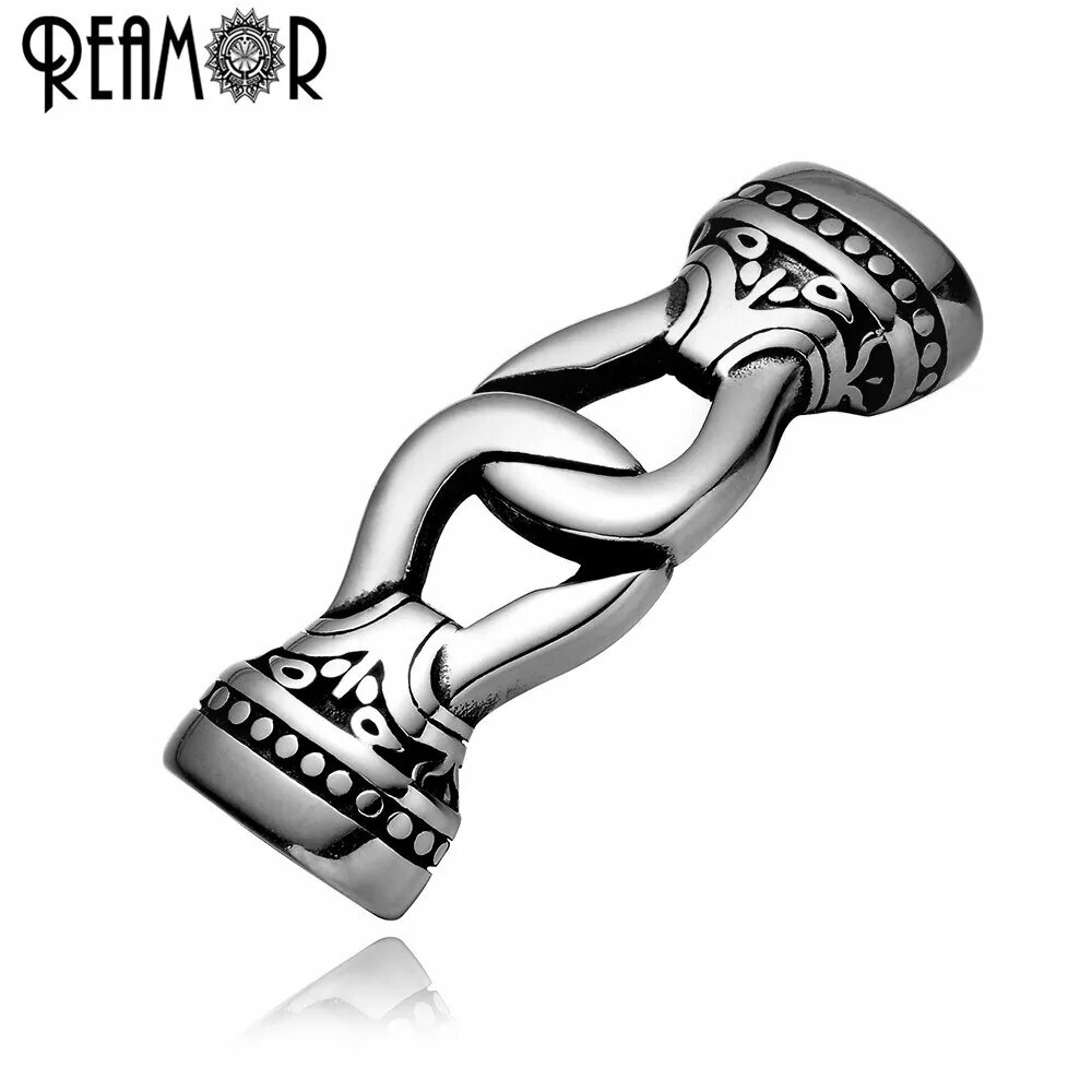 REAMOR Шармы-соединители для браслетов из нержавеющей стали LJ050-1