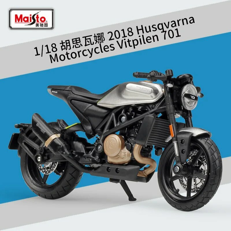 Maisto 1:18 2018 Husqvarna Vitpilen 701 мотоцикл