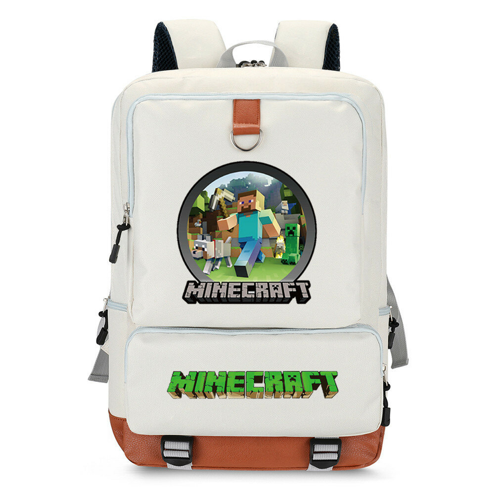 Популярные трансграничные новые продукты. Периферийные рюкзаки Minecraft, студенческие сумки, мужские и женские дорожные сумки для улицы, сумки для компьютера.