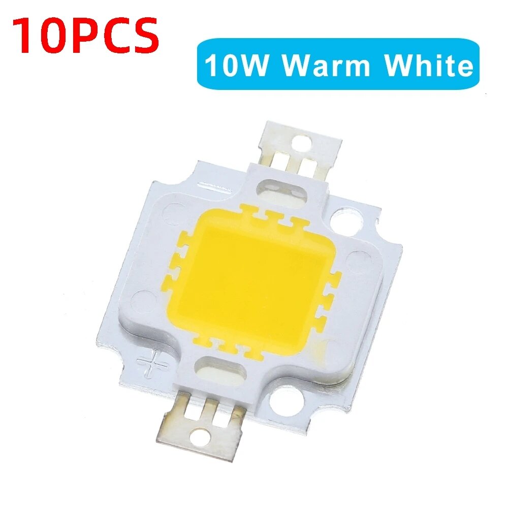 TZT светодиодная лампа 10Вт 900лм белый/теплый белый 10pcs warm white