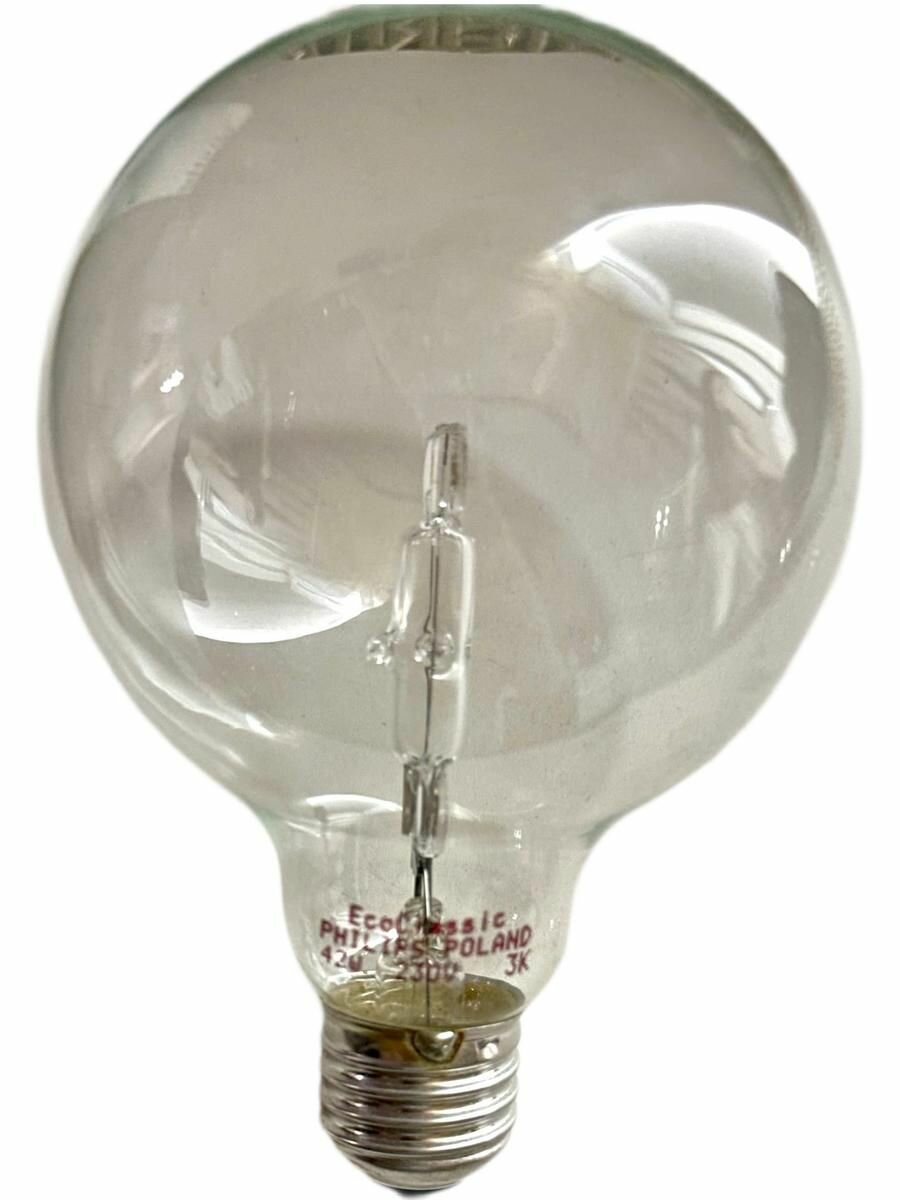 Philips Лампочка E27 42w(освещает 55w) 230v 2800k CL 630lm warm white галогенная