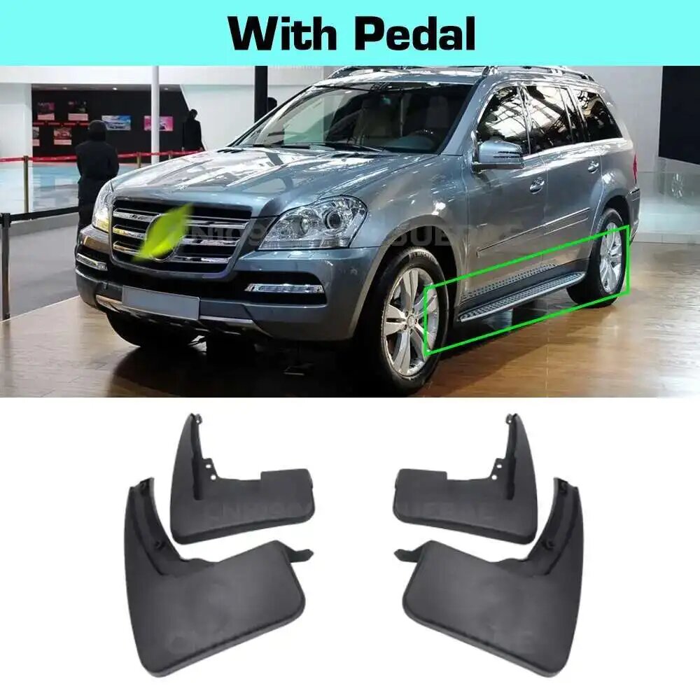 Для Mercedes Benz GL Class X164 GL450 GL350 2007 2008 2009 2010 2011 2012 брызговики брызговики брызговики