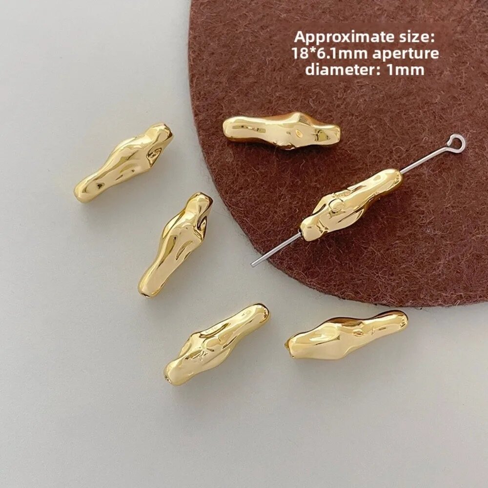 Позолоченные латунные бусины для ювелирных изделий 4