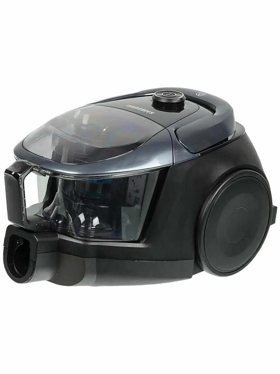 Пылесос для дома SAMSUNG VC18M3160VG/EV, Мощность всасывания 380 Вт, Объем контейнера 2 л, Сухая уборка, Автоматическая смотка шнура, Черный