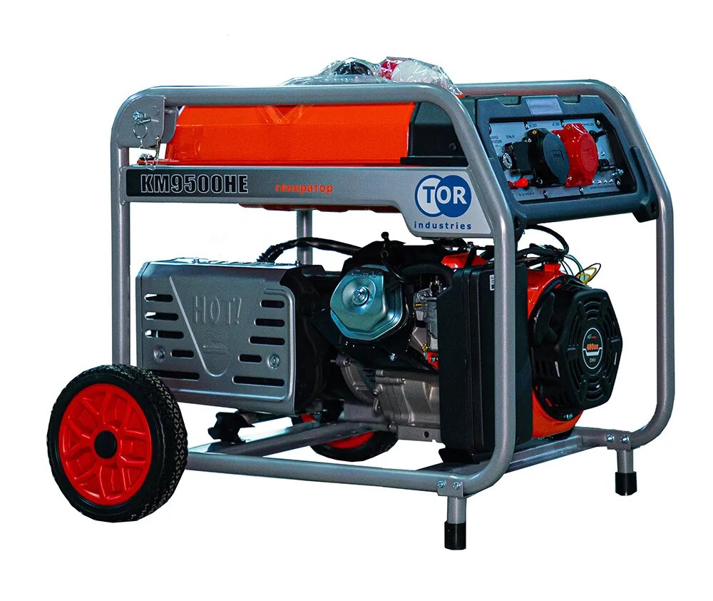 1045858 Генератор бензиновый TOR KM9500HE 7кВт 220В/380В с электростартером