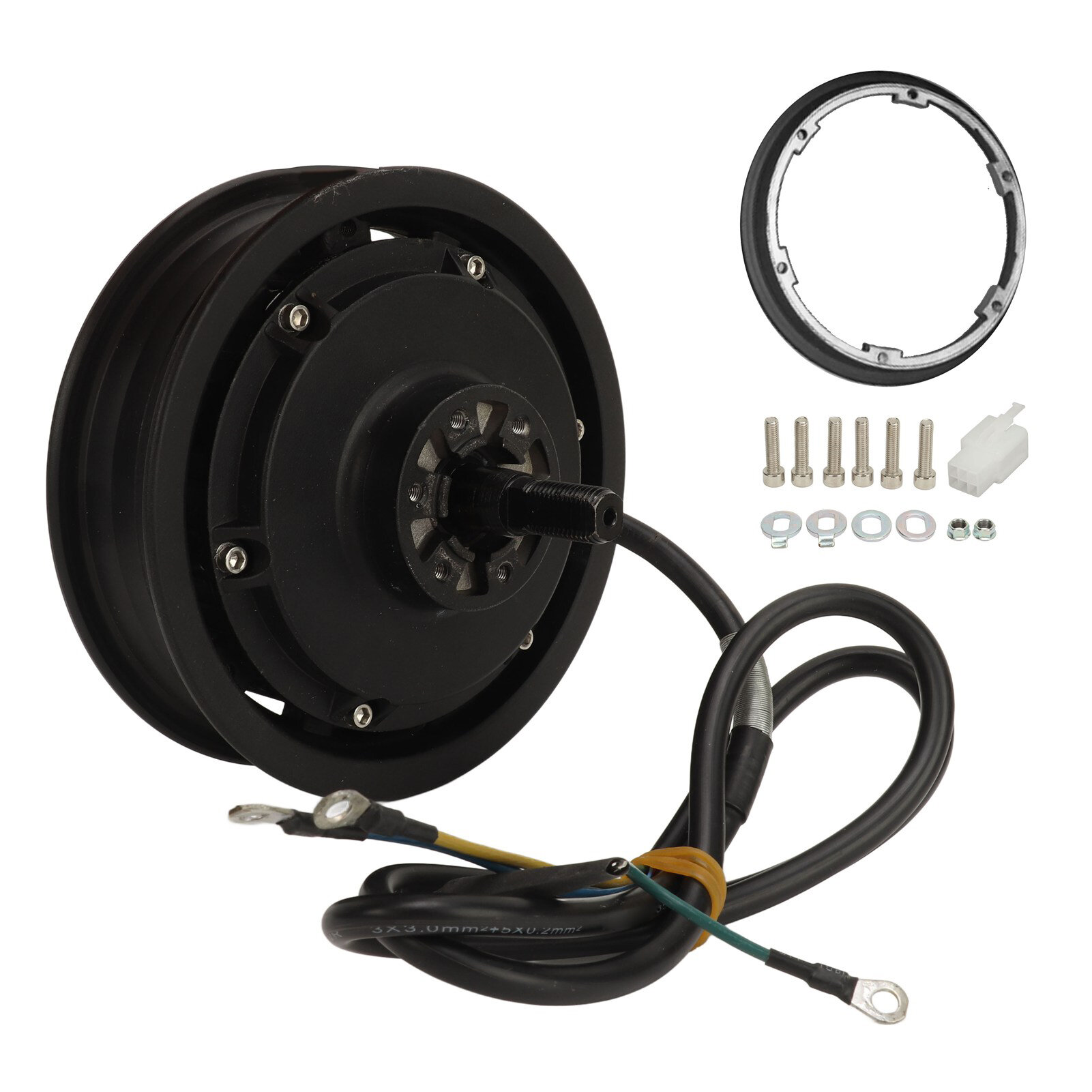 Двигатель дискового тормоза двигатель от 10 дюймов от 800 до 2200 Вт безмолвного колеса для мотоцикла Электрический велосипед Электрический скутер от 48 до 72 В