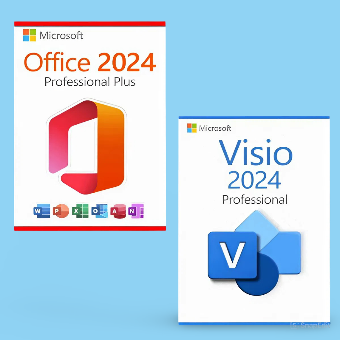 Комплект Ключей активации Microsoft Office 2024 Pro Plus LTSC + Visio 2024 Pro, пакет ключей на 1 ПК