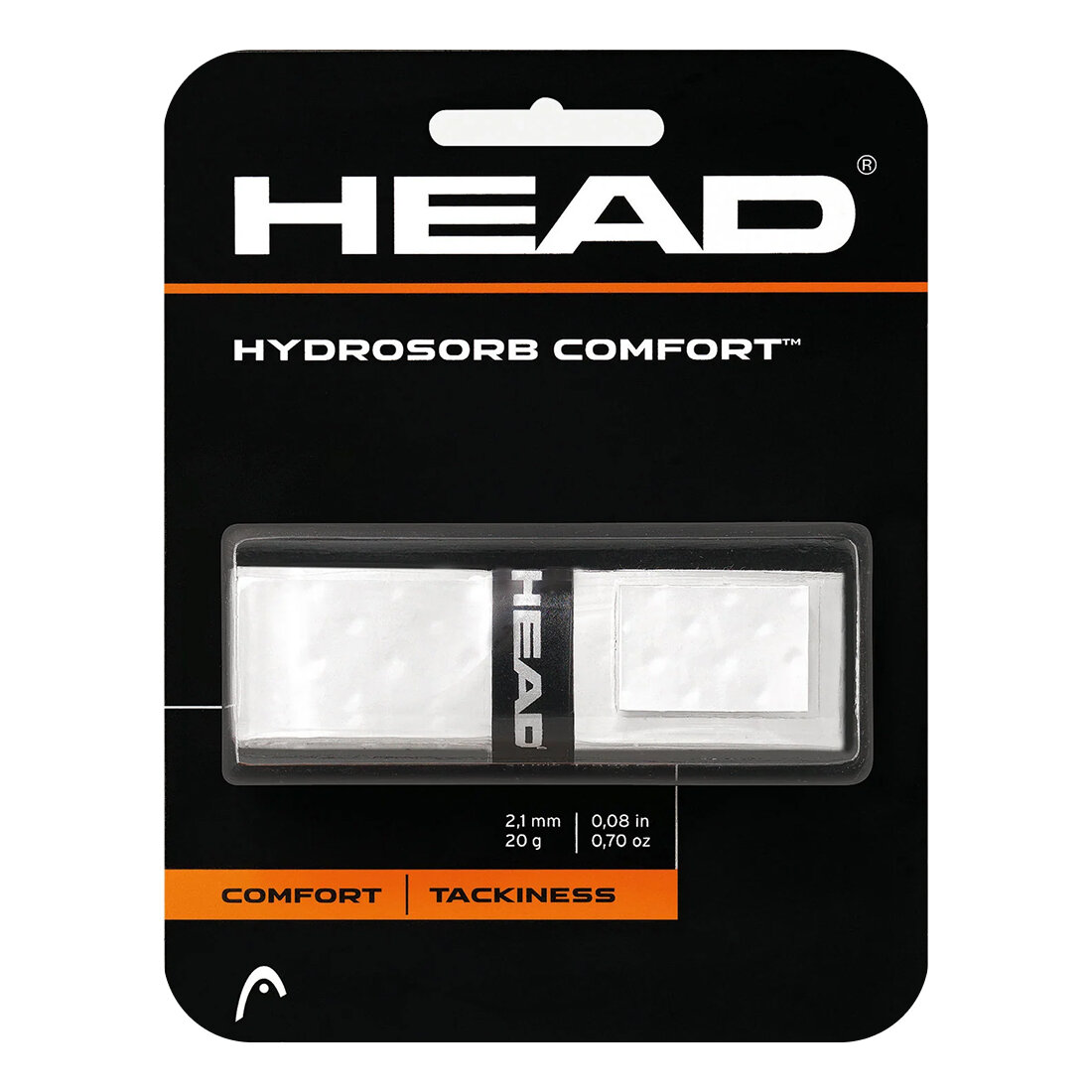 Обмотка для ручки ракетки HEAD Grip HydroSorb Comfort x1 White 285313-WH