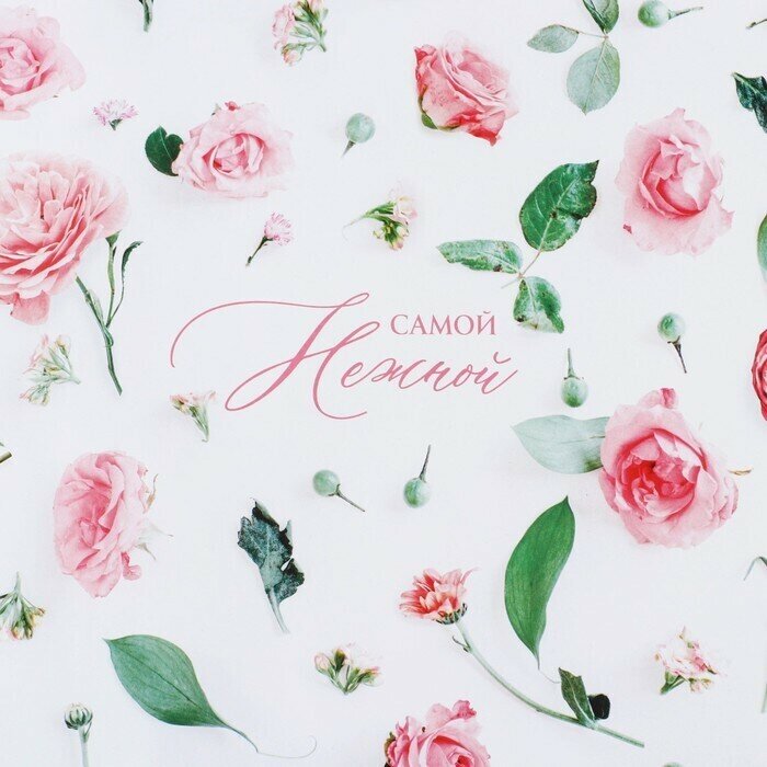 !09 Бумага (набор 5 листов) глянцевая «Самой нежной», 50 × 70 см.