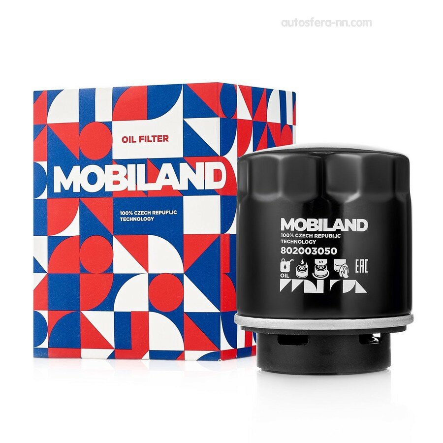 MOBILAND 802003050 Фильтр масляный для а м SKODA OCTAVIA II (1Z3), YETI (5L) VW POLO V (6R1, 6C1), PASSAT B6 (3C2), TI