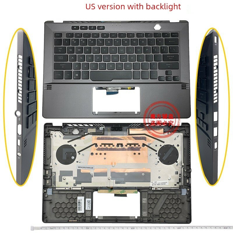 ASUS ROG Flow X14 GA401 Подсветка Черная Клавиатура с Серым C-Корпусом - Новая