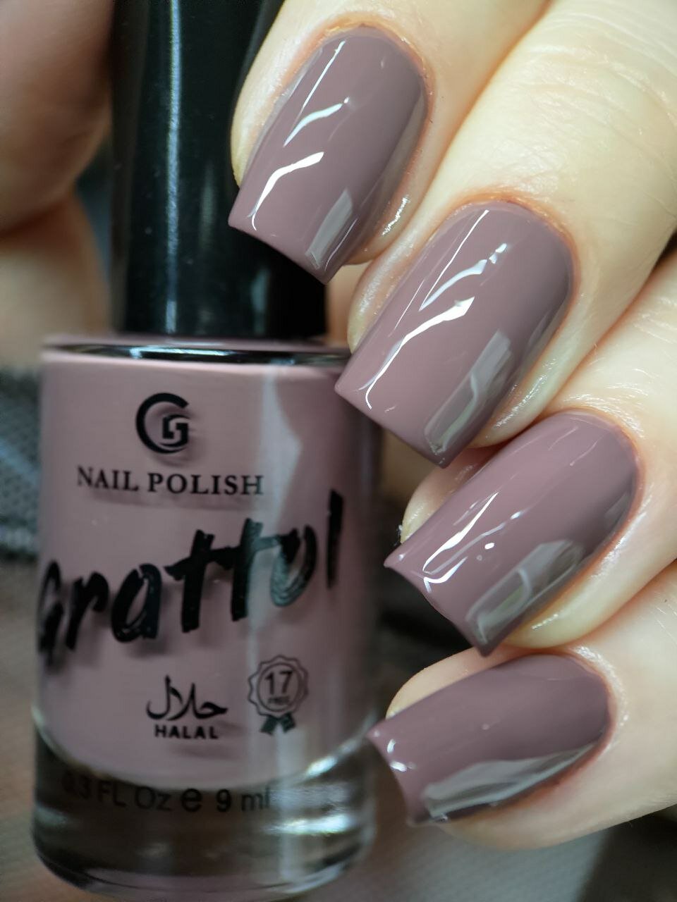 Лак для ногтей без лампы - Grattol Color Nail Polish Mocha, 9 мл