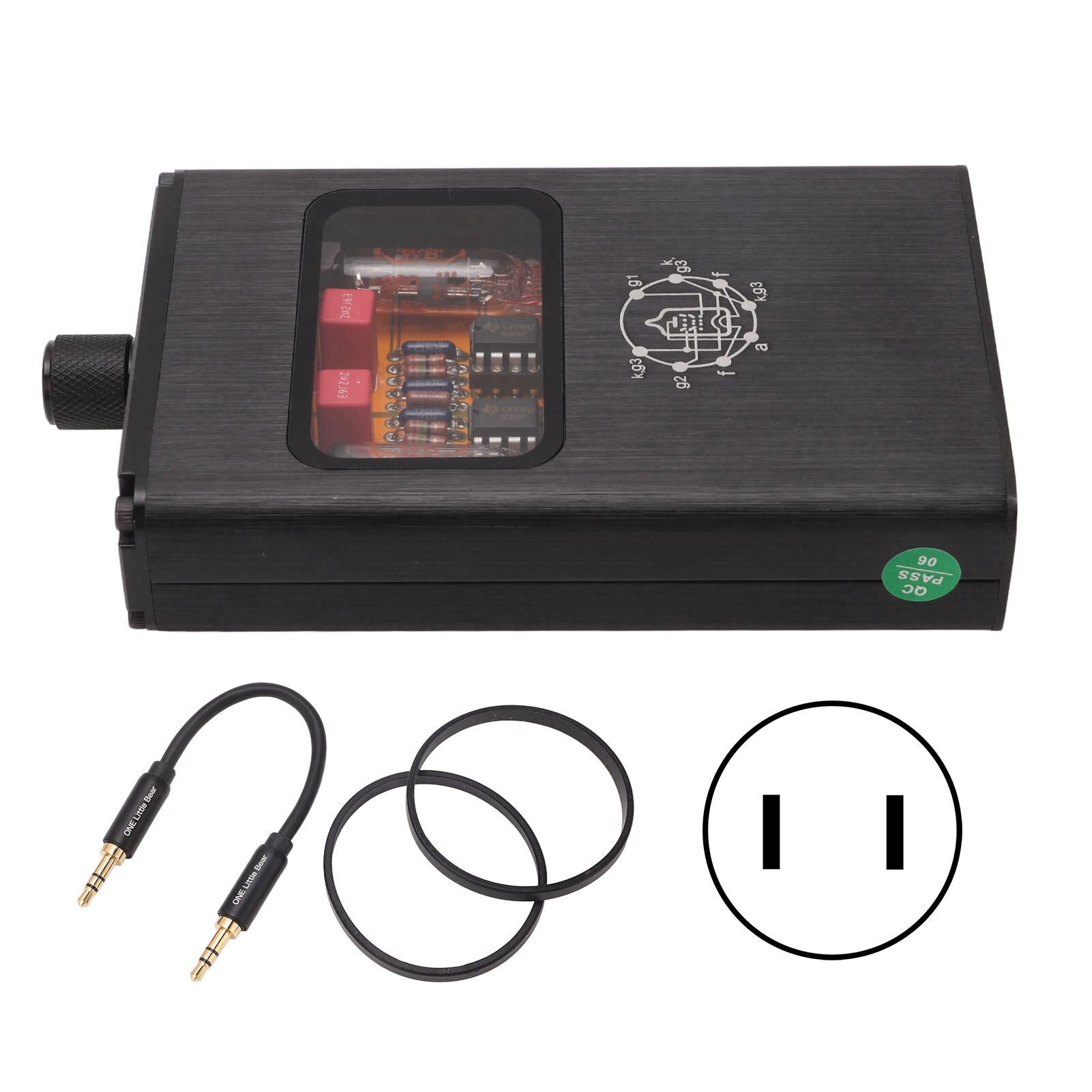 Батарейный усилитель для наушников, ламповый, стерео, 2.5 мм, 3.5 мм, вилка US, 100-240 В