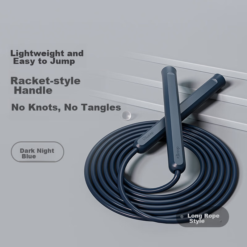 Keep Jump Rope for Adults with Rope, Indoor And Outdoor Exercise Rope, Children's Jump Rope for Primary And Secondary School Students' Exams, Midnight Blue