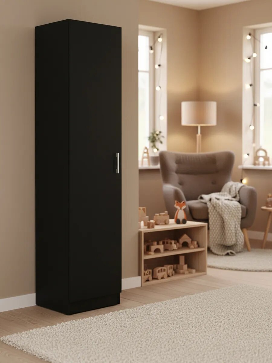 Шкаф пенал FRESTER для одежды распашной с полками на балкон, от производителя