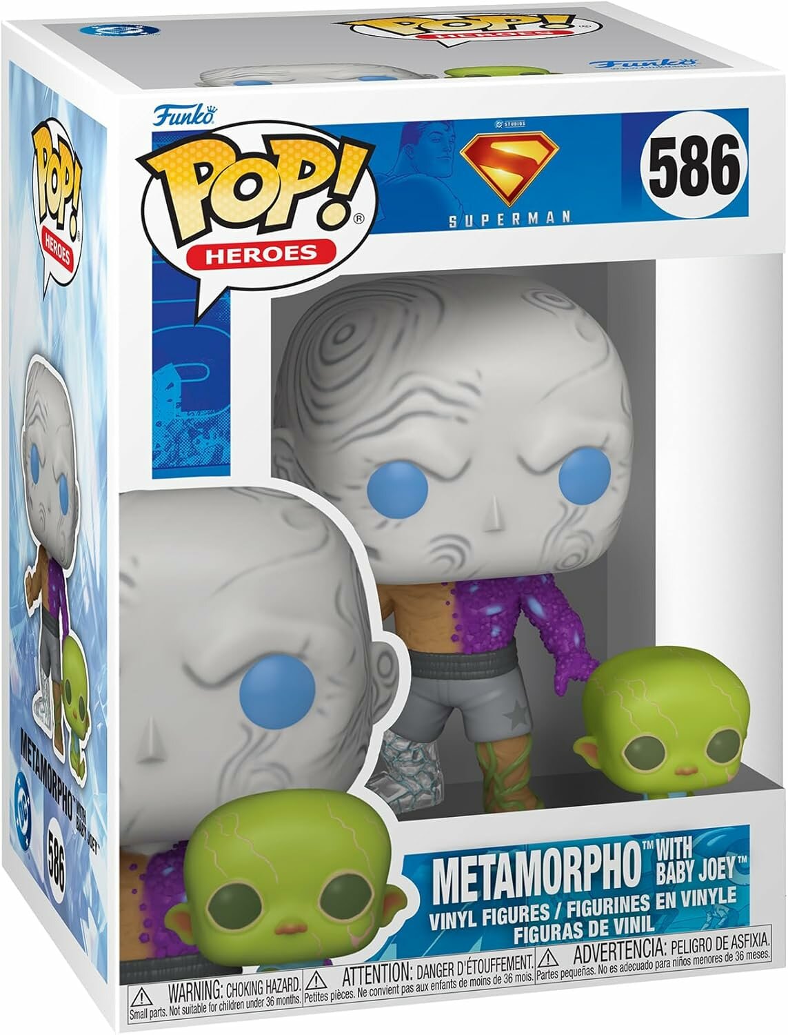 Фигурки Funko Pop Heroes - Коллекционная фигурка Superman Метаморфо с малышом Джоуи - Фанко 586
