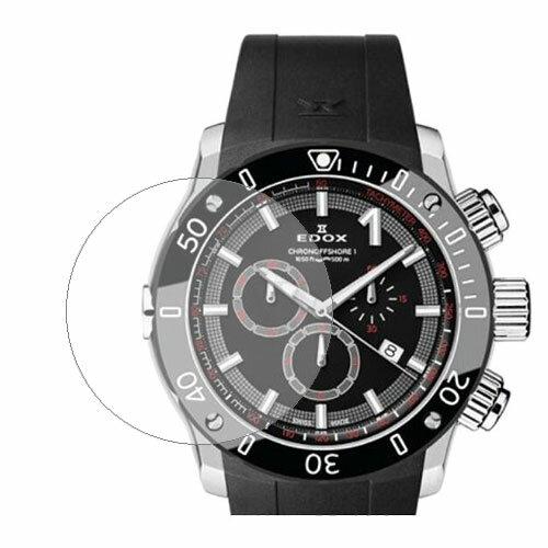 Скрин Мобайл защитный экран для часов Edox EX10221-3-NIN из гидрогелевая плёнка прозрачная