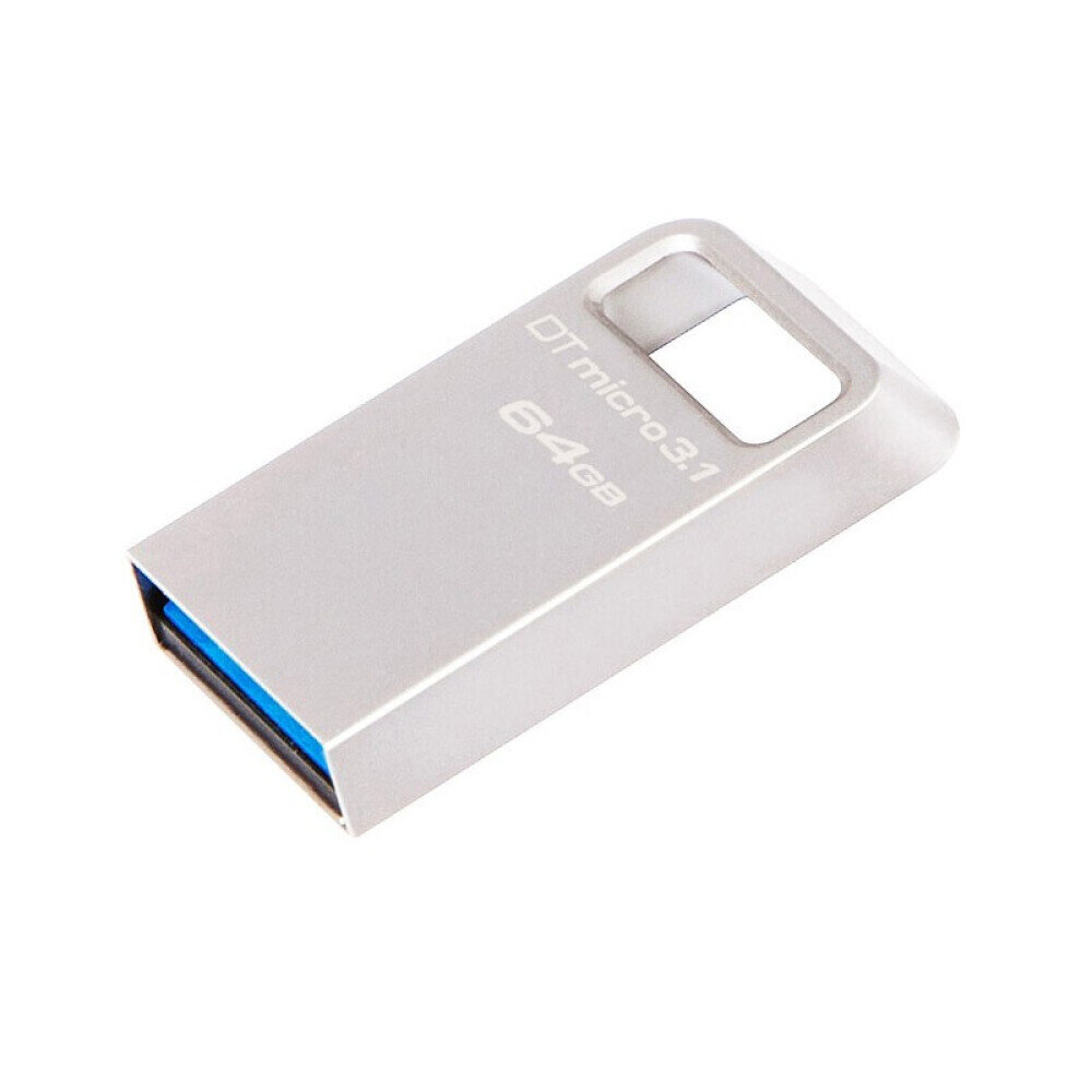DTMC3 64GB USB3.1 Metal USB Flash Drive Portable Shockproof Wear-resistant U Disk Up to 100MB/s Read Speed Silver