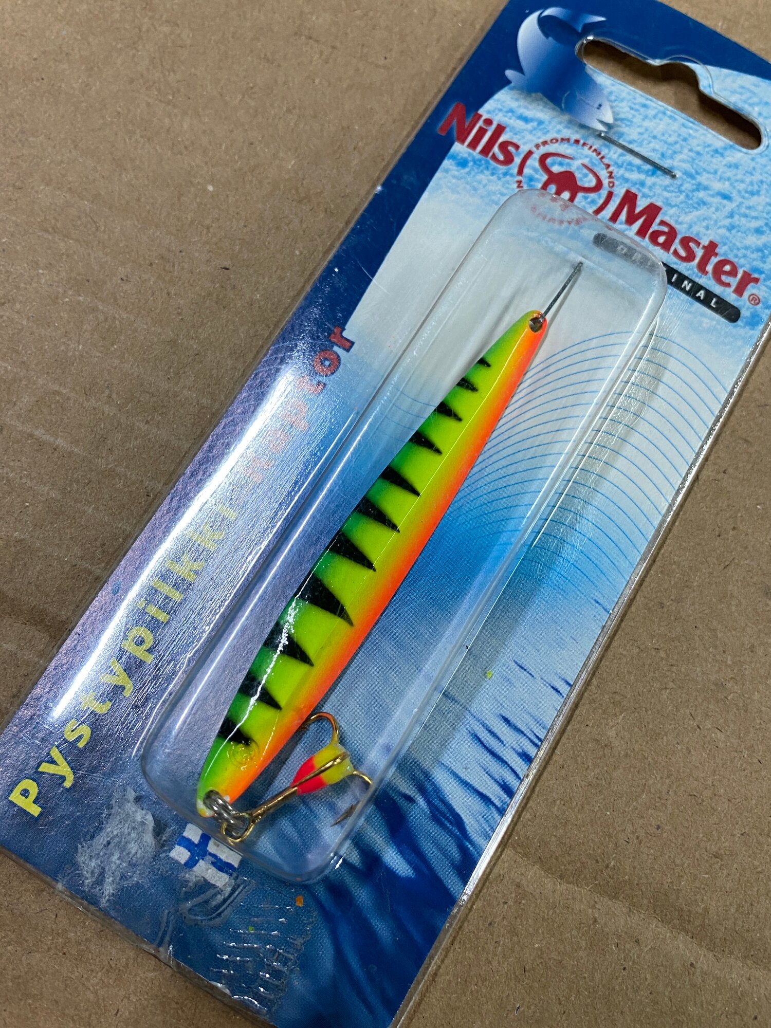 Блесна для рыбалки Nils Master Raptor, 75мм, 12г,#180 B/FT Зимняя