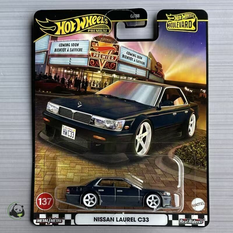 Машинка Mattel Hot Wheels Premium 1/64 GJT68 Nissan Laurel C33