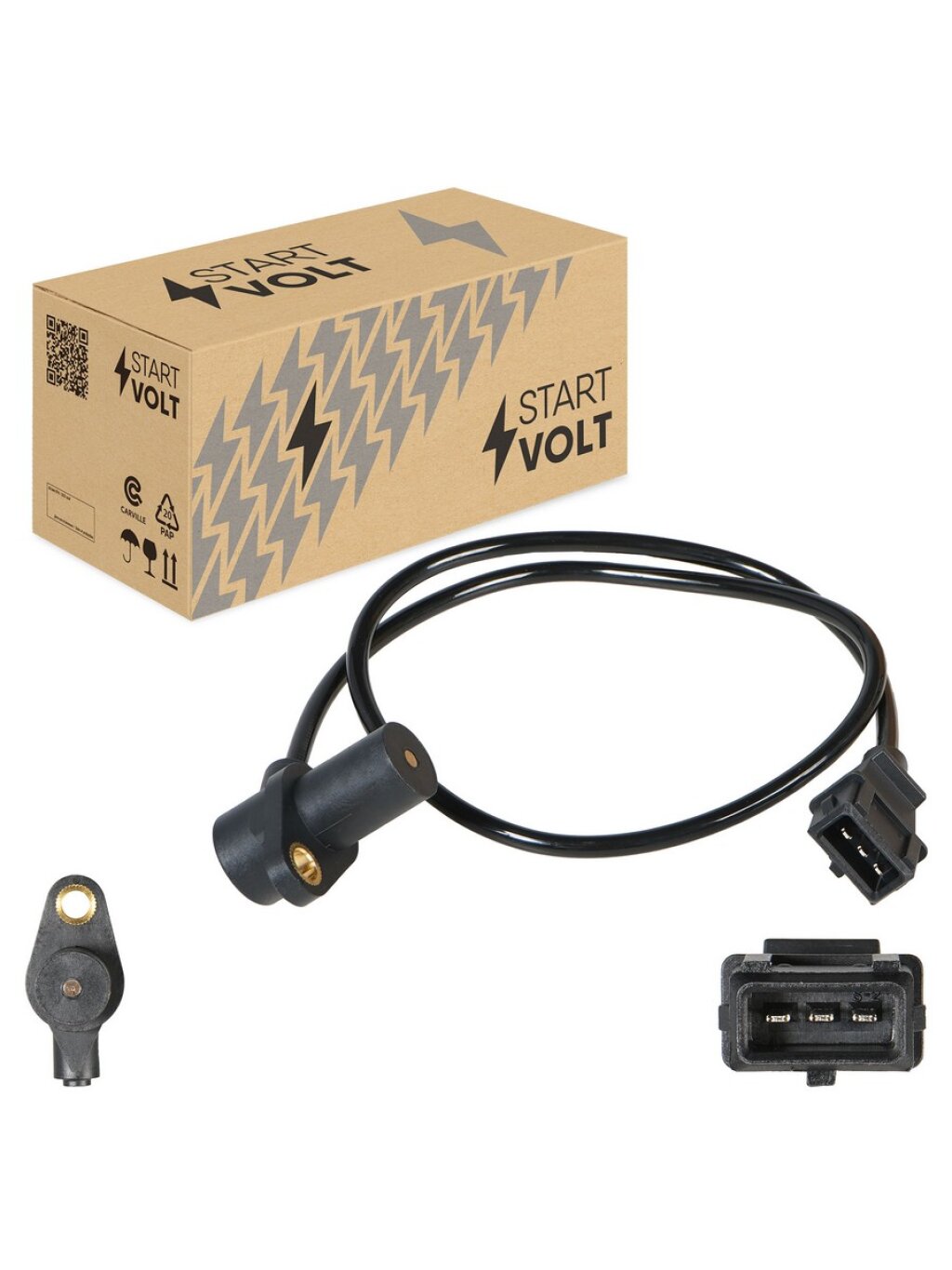 Датчик положения коленвала для а/м ГАЗ 406, 4216 дв, УАЗ 409 дв.(синхронизации) "STARTVOLT" прямое к