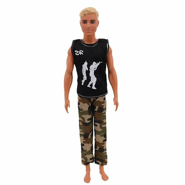 Комплект одежды для кукол-мужчин 30 см /футболка, брюки
