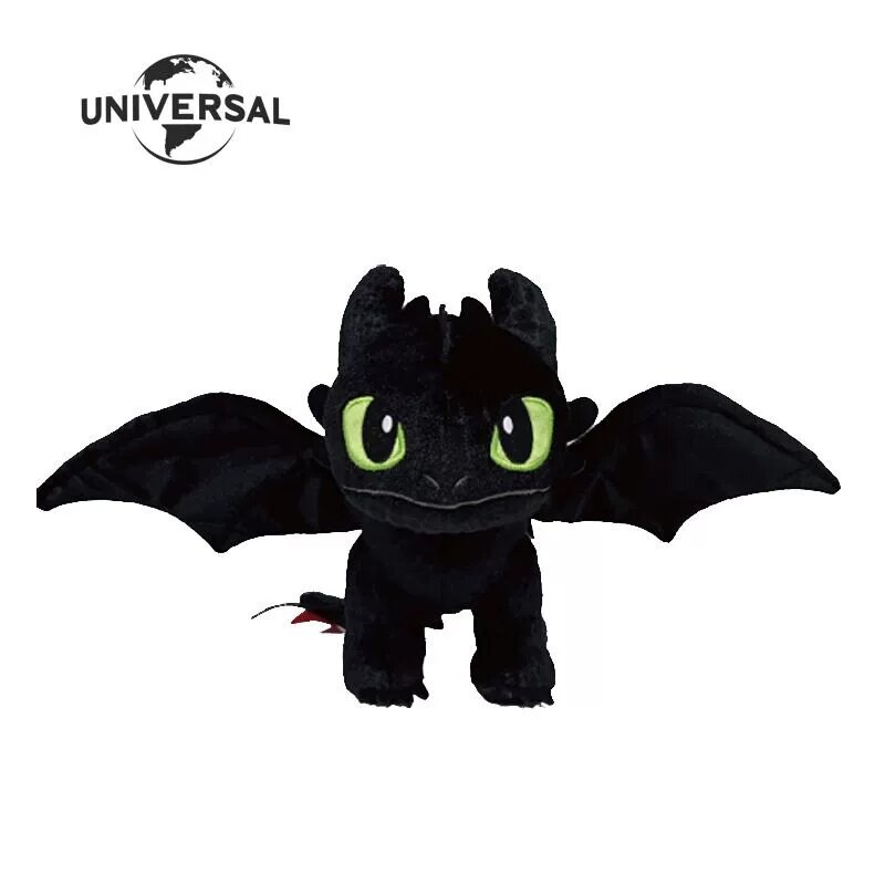 Как приручить дракона: Ночной Фурион — крутой брелок-подвеска «Беззубик» из серии Miu, плюшевая игрушка, мультяшный