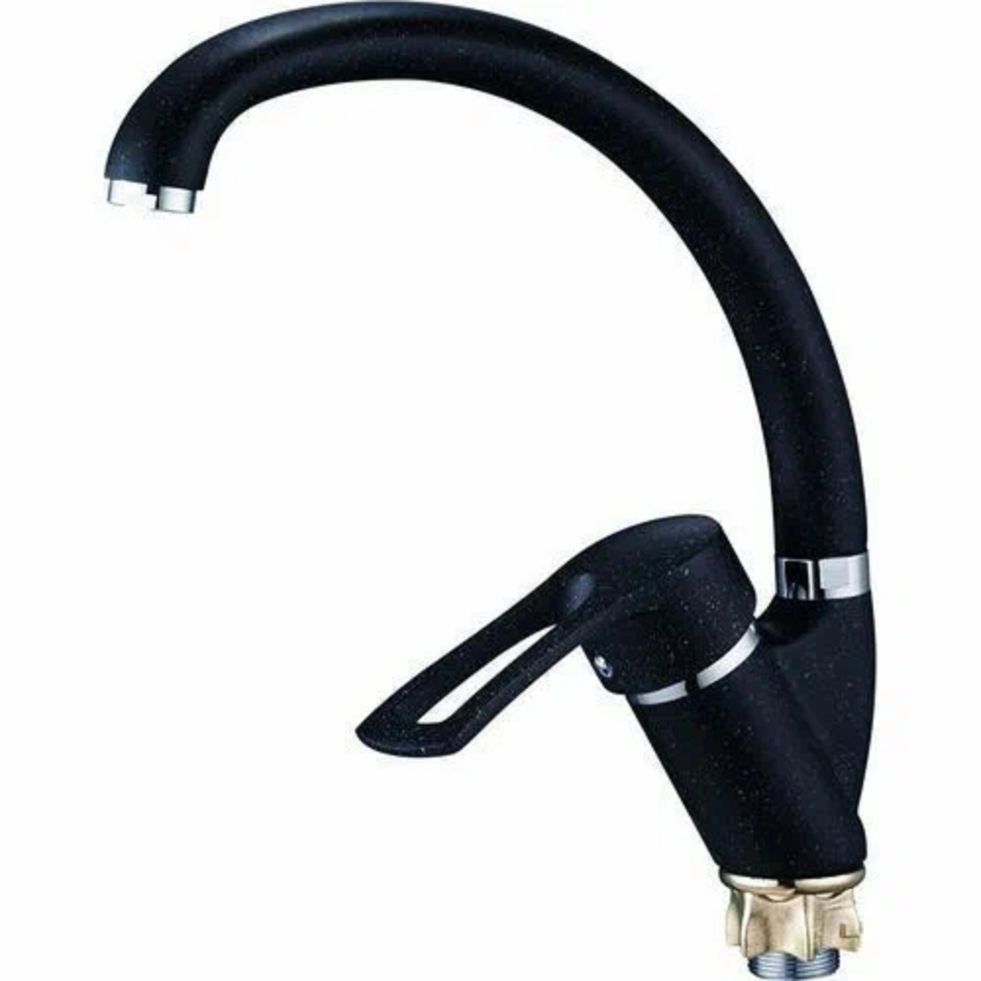 Смеситель Solone KAK4-A181KB для кухонной мойки, черный