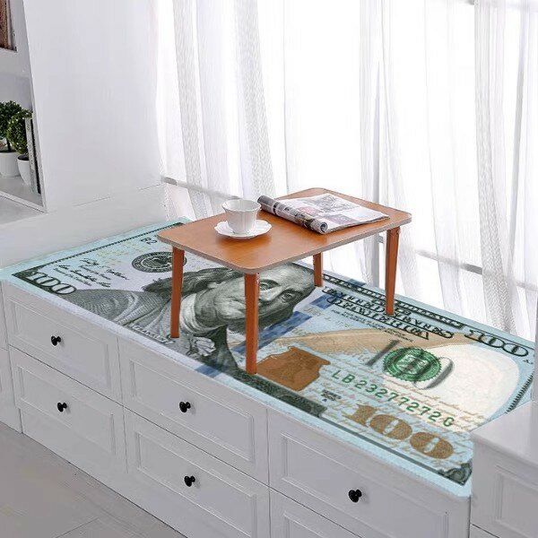 Ковер , 50x120см, 100USD(NEW), 100 долларов США, коврик для ванной, в прихожую. (купюра 100 долларов в новом дизайне)