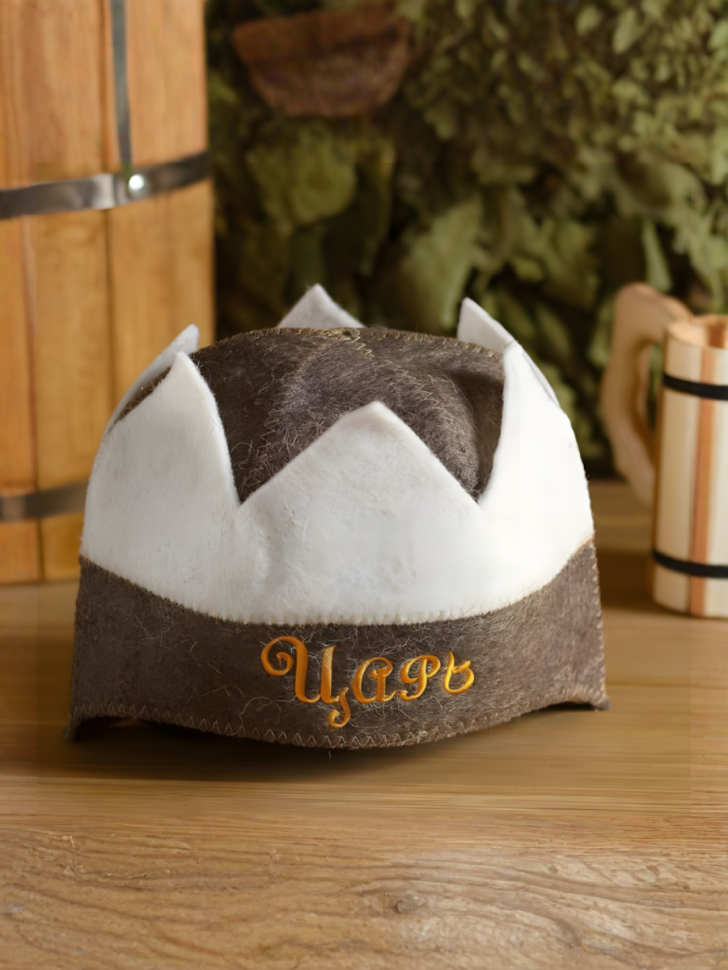 Шапка для бани "Царская корона"